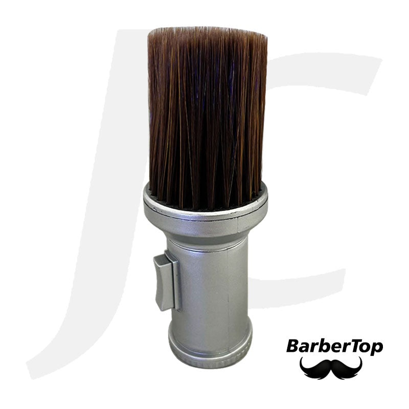 BarberTop Neck Brush With Powder Dispenser Silver G-05 J24NBS – JC Hair ...