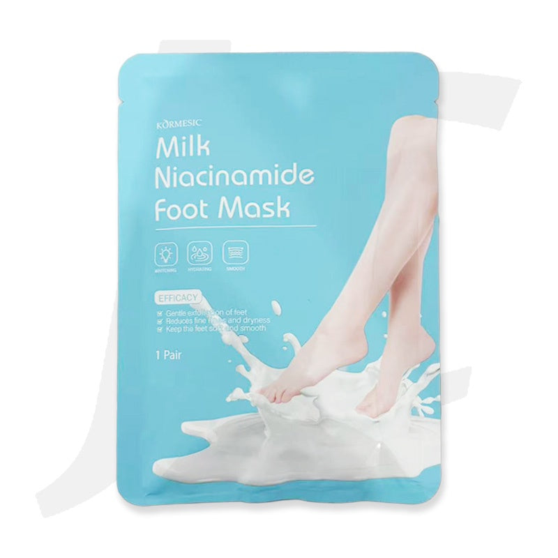 KORMESIC Milk Niacinamide Foot Mask Remove Dead Skin 1 Pair J51FSP – JC ...