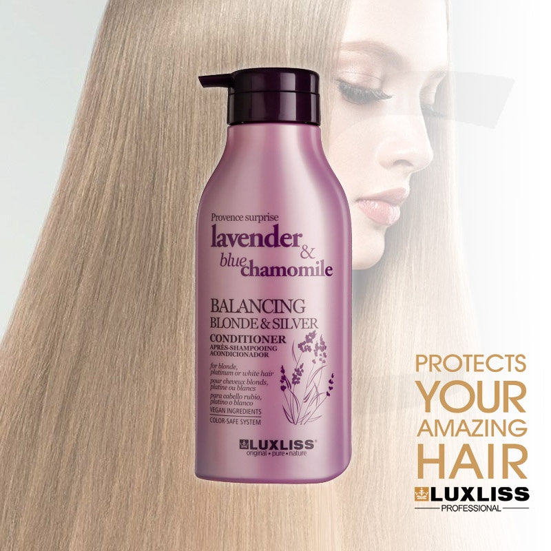 LUXLISSS Balancing Blond & Silver Sulfate-Free Conditioner 500ml J14CS ...