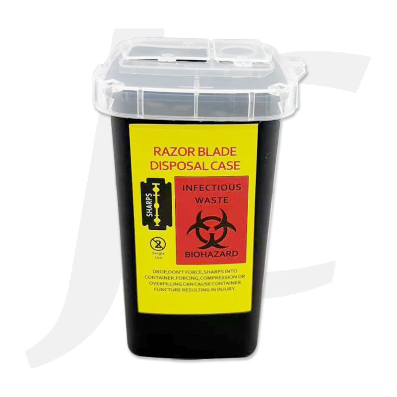 Razor Blade Disposal Case Bin Black J25BKN – JC Hair Beauty Supply