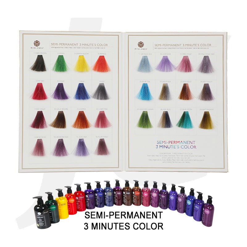 MYBLONDO Semi-permanent 3 Minutes Color Treatment Color Chart J11MCT ...