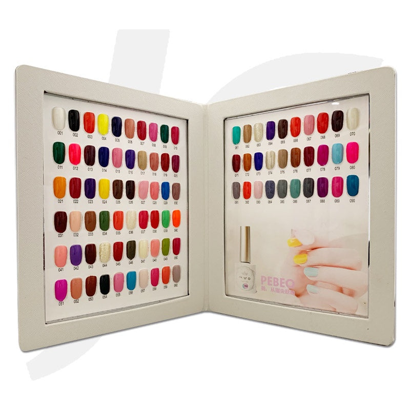 Pebeo Gel Polish Color Chart 90 Colors J81PCC – JC Hair Beauty Supply